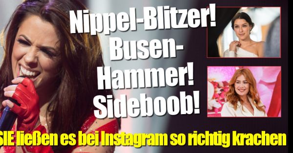 Vanessa Mai, Rebecca Mir, Palina Rojinski: Busen-Hammer, Sideboob ... Vanessa Mai, Rebecca Mir, Palina Rojinski: Busen-Hammer, Sideboob ...