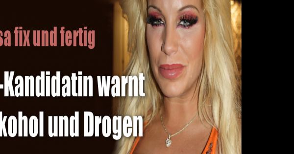Gina-Lisa Lohfink fix und fertig: Ex-GNTM-Kandidatin warnt vor Drogen ...