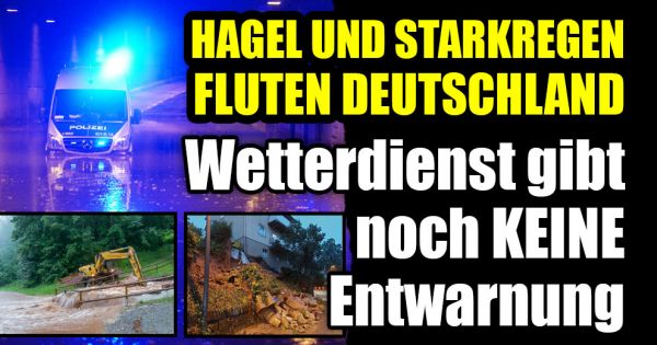 Unwetter-Alarm aktuell: Deutschland versinkt im Hagel und Starkregen! Wetterdienst gibt KEINE ...